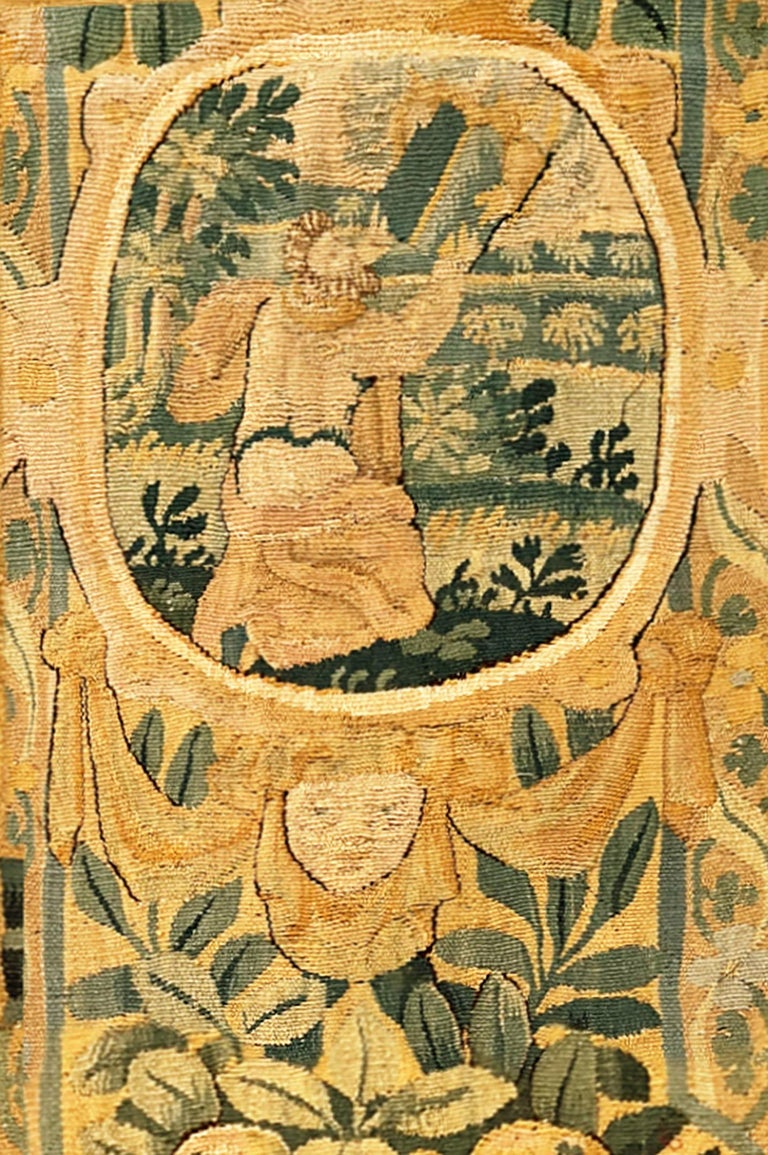 17th Century Flemish Historical Tapestry Panel, with Female Figures ...
