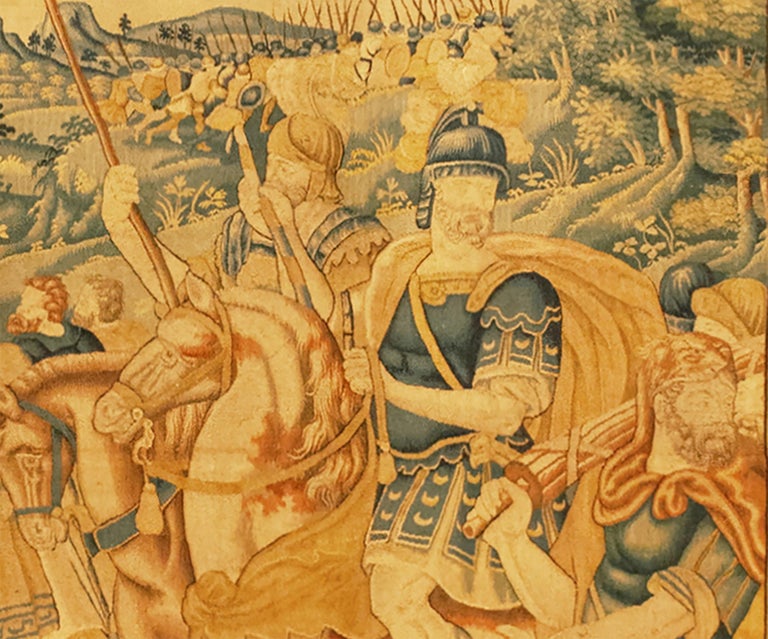 17th Century Flemish Historical Tapestry with the Roman General ...