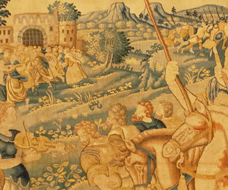 17th Century Flemish Historical Tapestry with the Roman General ...