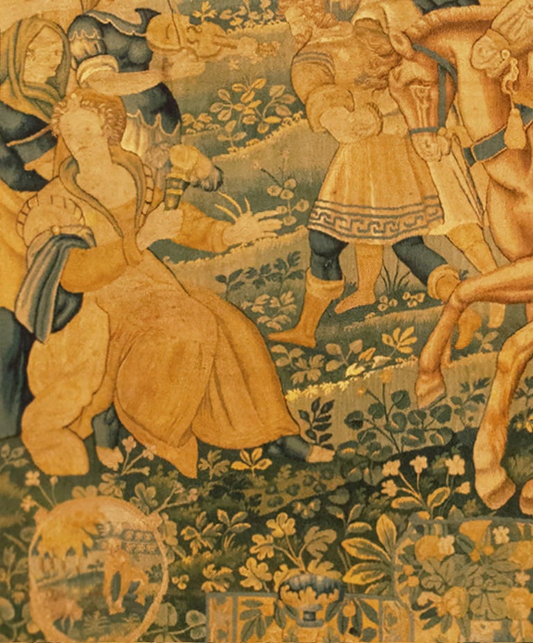 17th Century Flemish Historical Tapestry with the Roman General ...