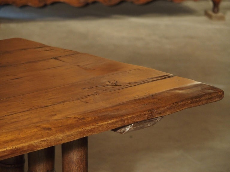 17th Century French Oak Baluster Leg Table at 1stDibs