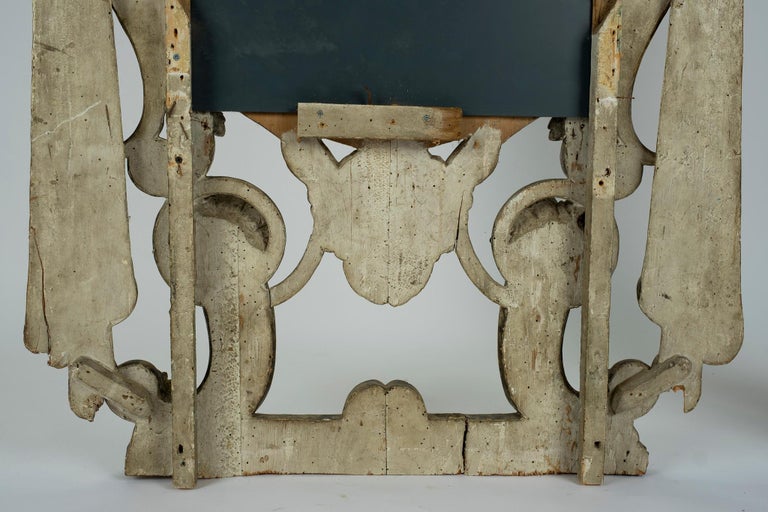 17th Century French Renaissance Silver and Gold Giltwood Mirror For ...