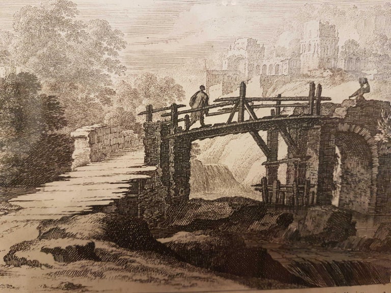 17th Century Gabriel Perelle "Landscape" Etching, France, circa 1660 ...