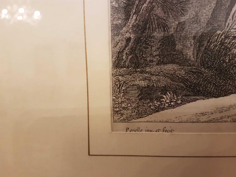 17th Century Gabriel Perelle "Landscape" Etching, France, circa 1660 ...