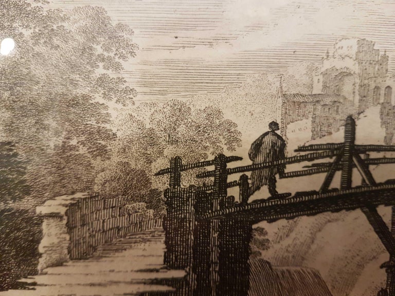 17th Century Gabriel Perelle "Landscape" Etching, France, circa 1660 ...