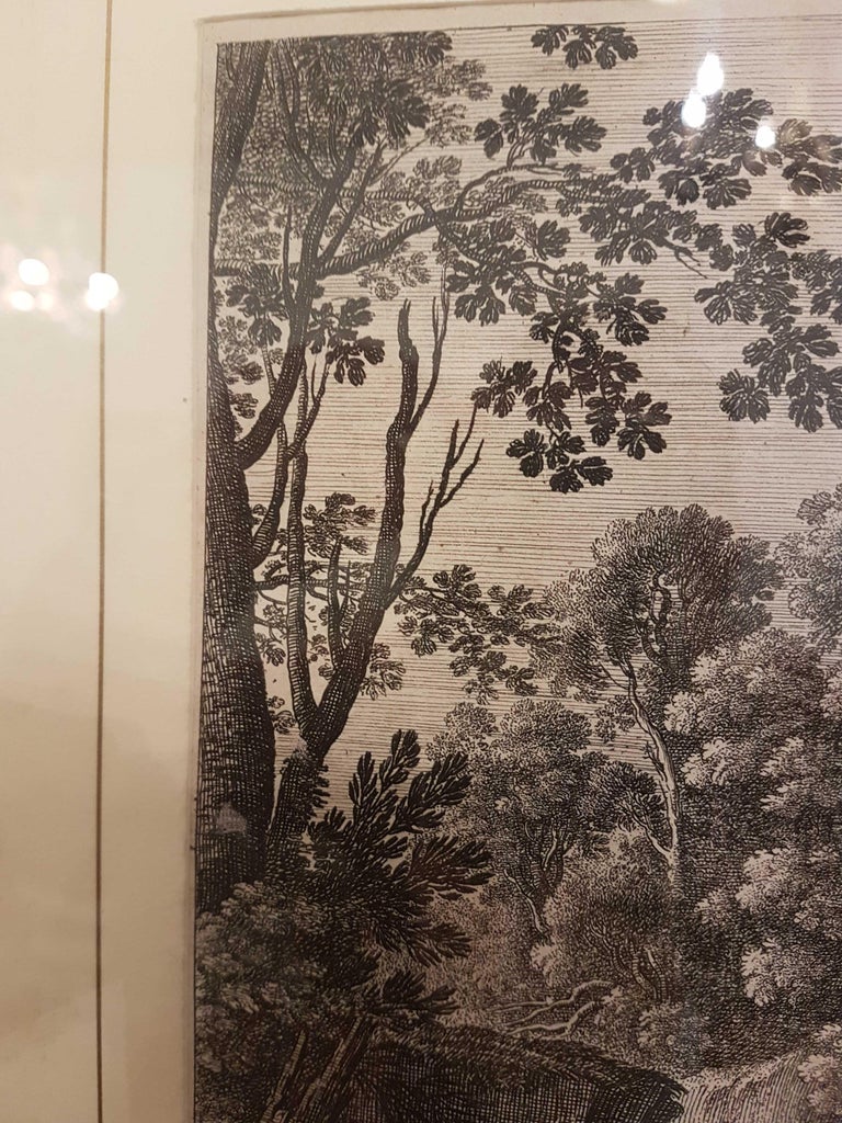 17th Century Gabriel Perelle "Landscape" Etching, France, circa 1660 ...