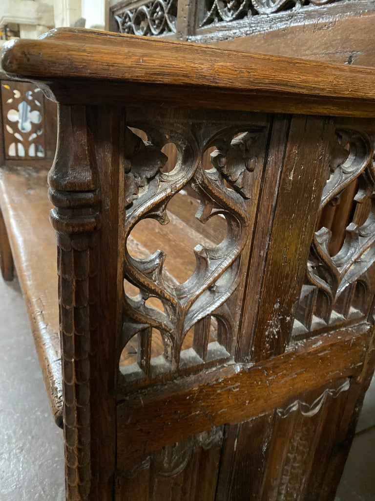 17th Century Gothic Bench For Sale at 1stdibs