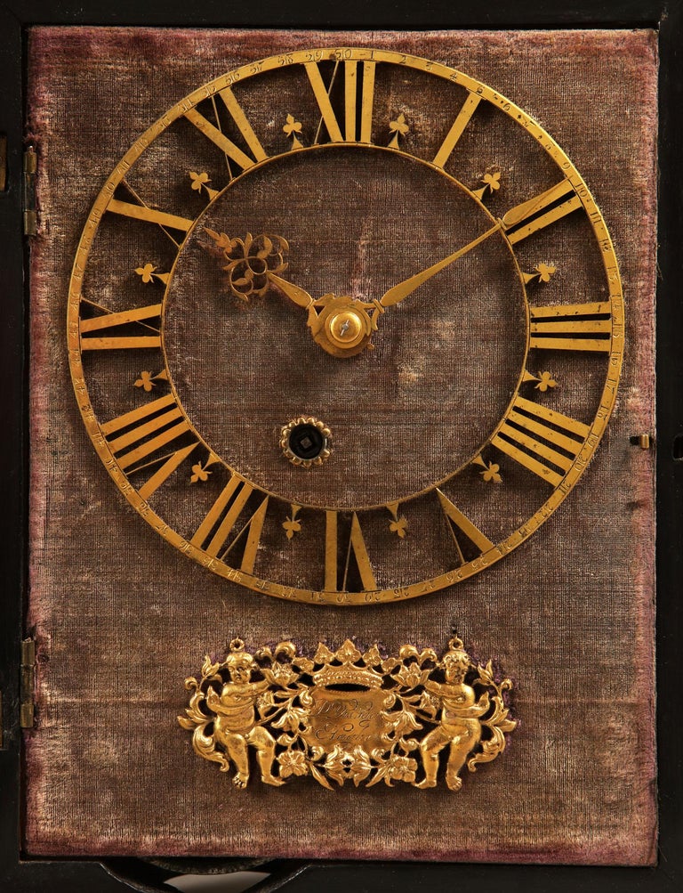 17th Century Hague Clock Signed by Pieter Visbagh, circa 1675 For Sale ...