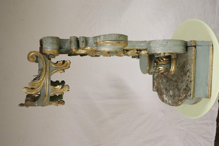 17th Century Italian Baroque Antique Temple with Statue Carved and ...