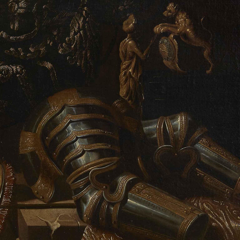 17th Century Italian Pair of Old Master Roman Still Life by Antonio ...