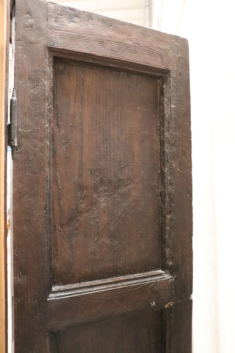 17th Century Italian Louis XIV Baroque Carved Oak Wood Antique Double ...