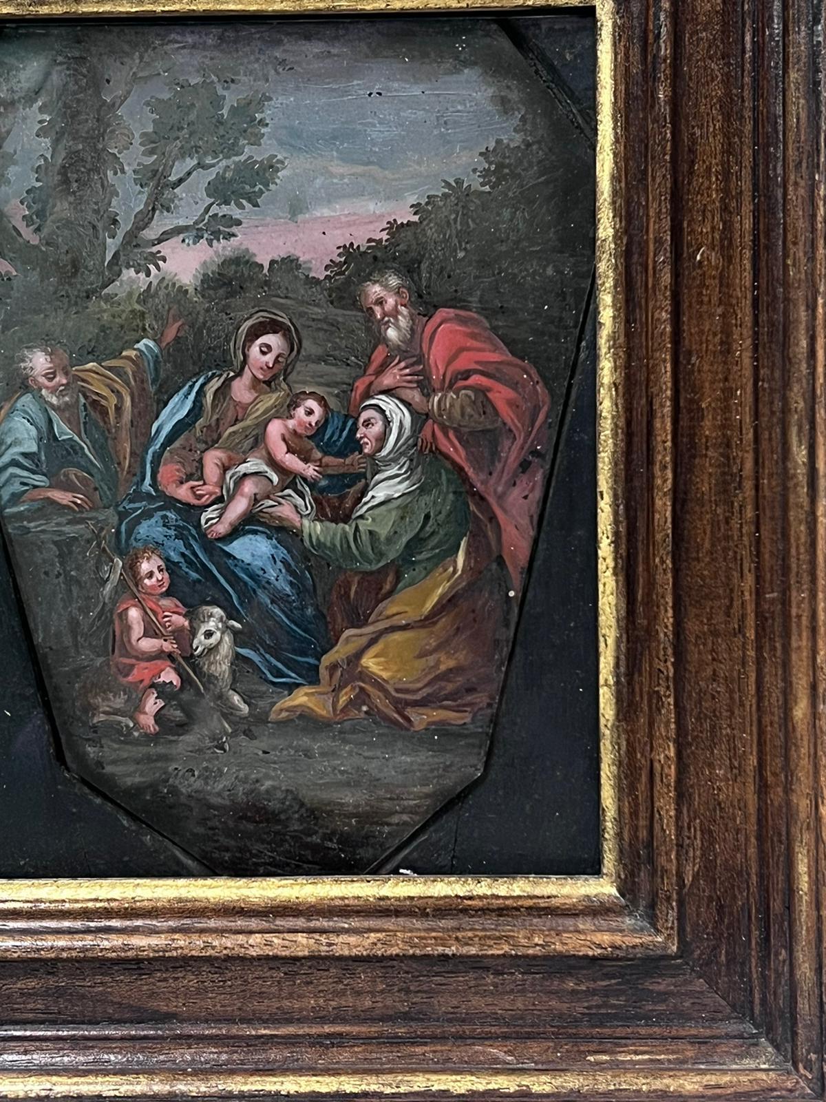 17th Century Italian Old Master - The Holy Family with St. John Very ...