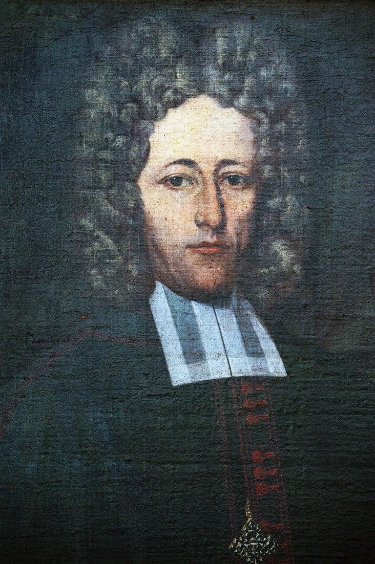 17th Century Italian Painting Portrait of a Bishop at 1stDibs