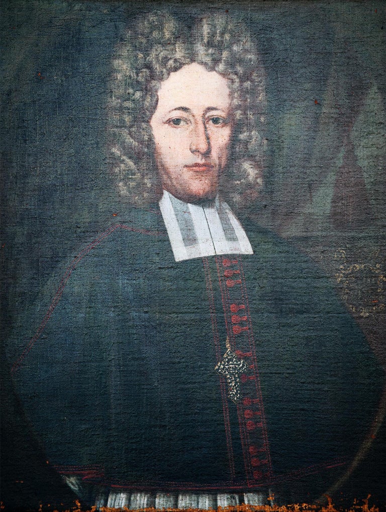 17th Century Italian Painting Portrait of a Bishop at 1stDibs
