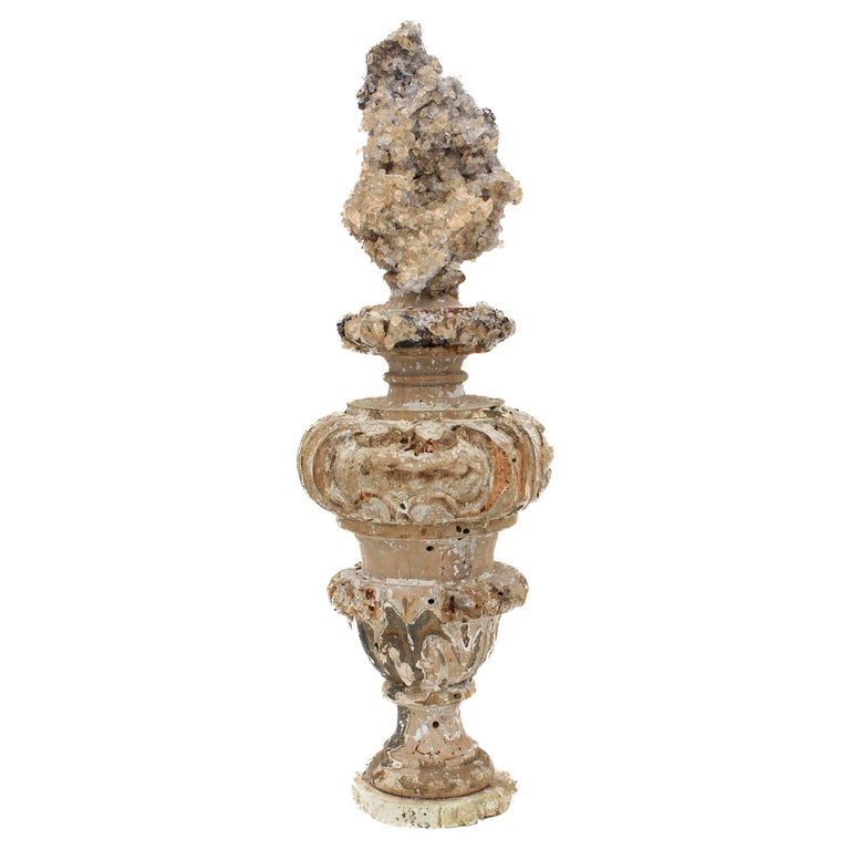 17th Century 'Florence Fragment' Vase with Calcite Crystals in Matrix ...