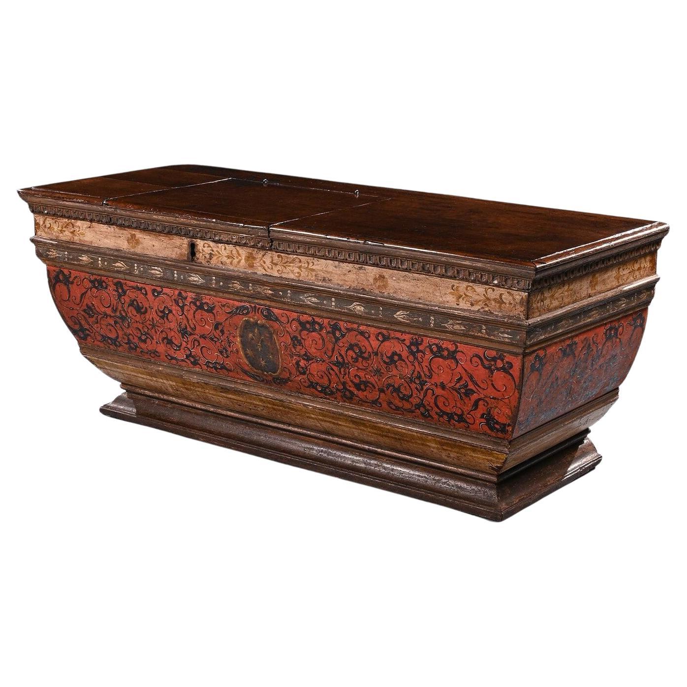 Late 17th- Early 18th Century Italian Cassone with Chinoiserie ...