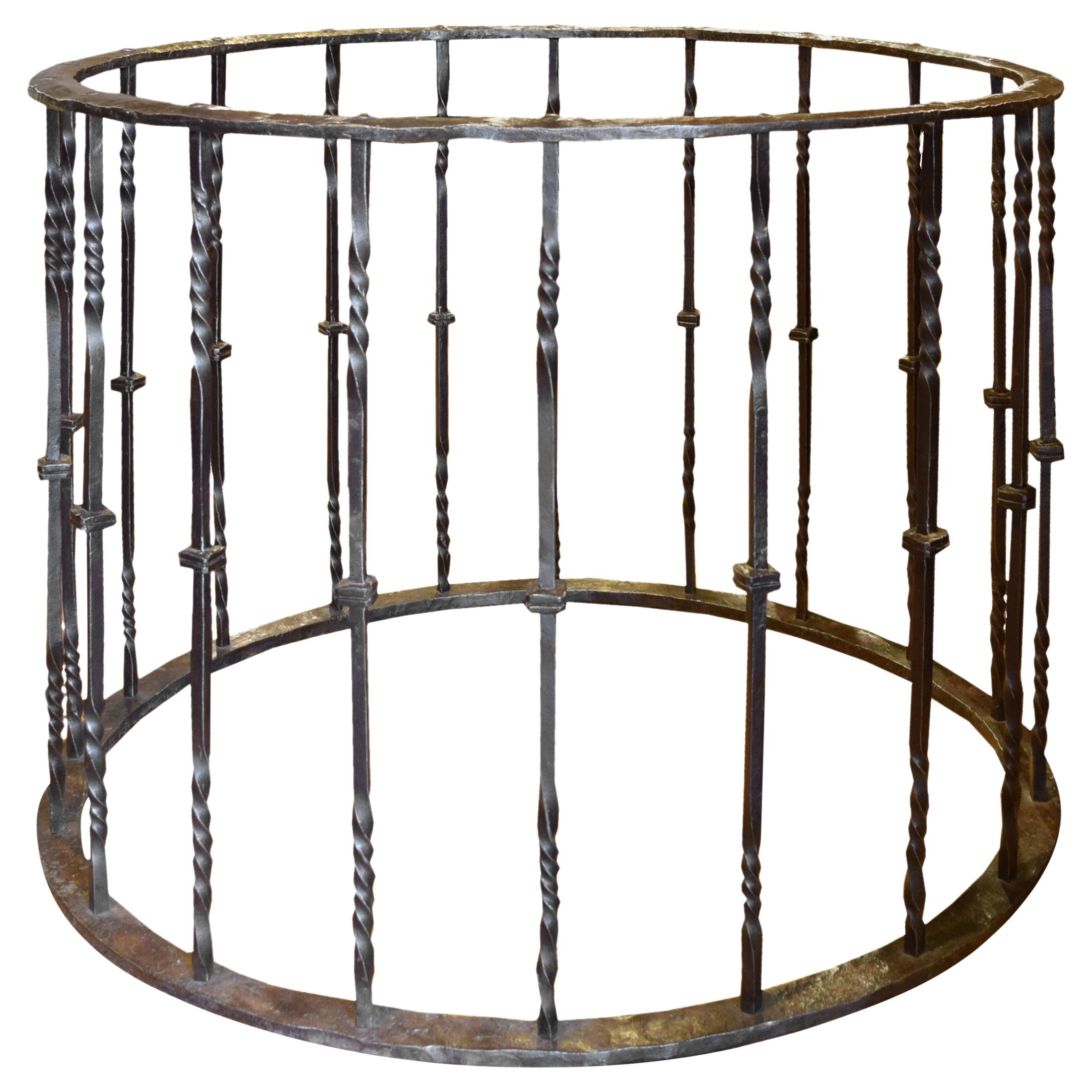 Wrought Iron Table Base For Sale at 1stDibs