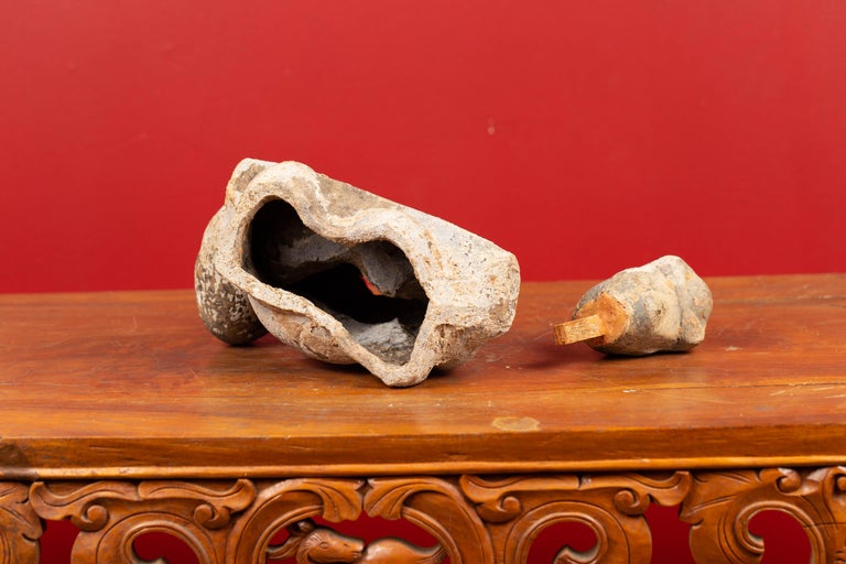 17th Century Ming or Qing Dynasty Chinese Red Terracotta Seated Scribe ...