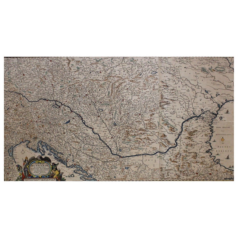 17th Century Nicolas Visscher Map of Southeastern Europe For Sale at ...