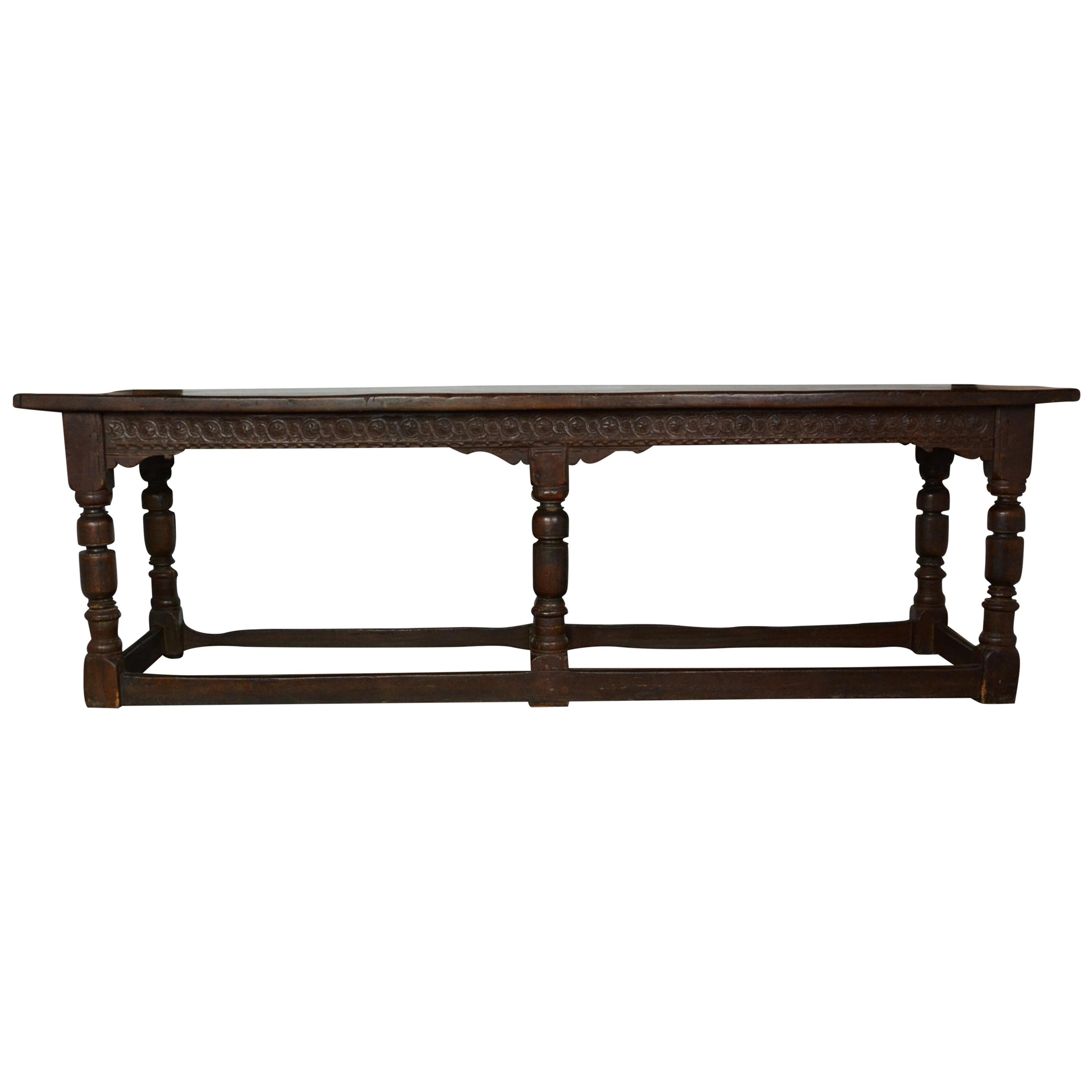 17th Century Oak Refectory Table at 1stDibs
