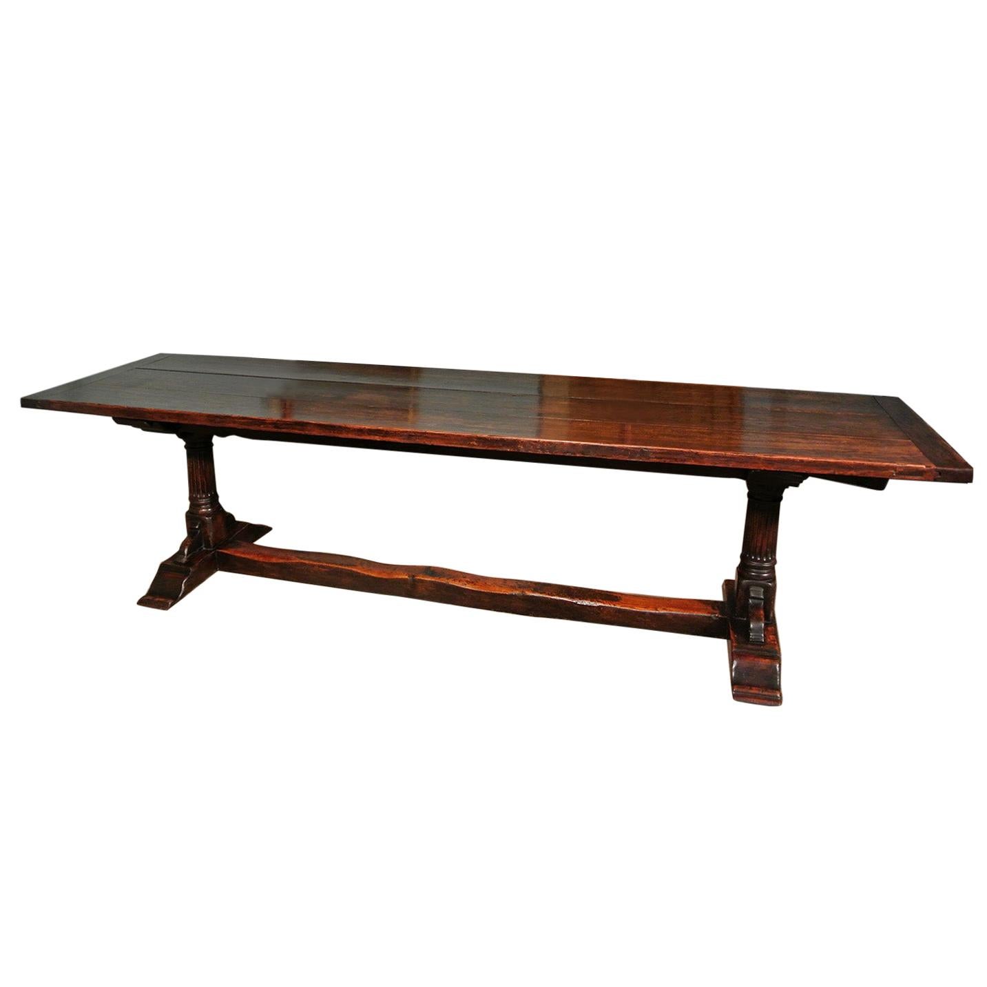 17th Century Oak Refectory Table Seating 10-12 at 1stDibs