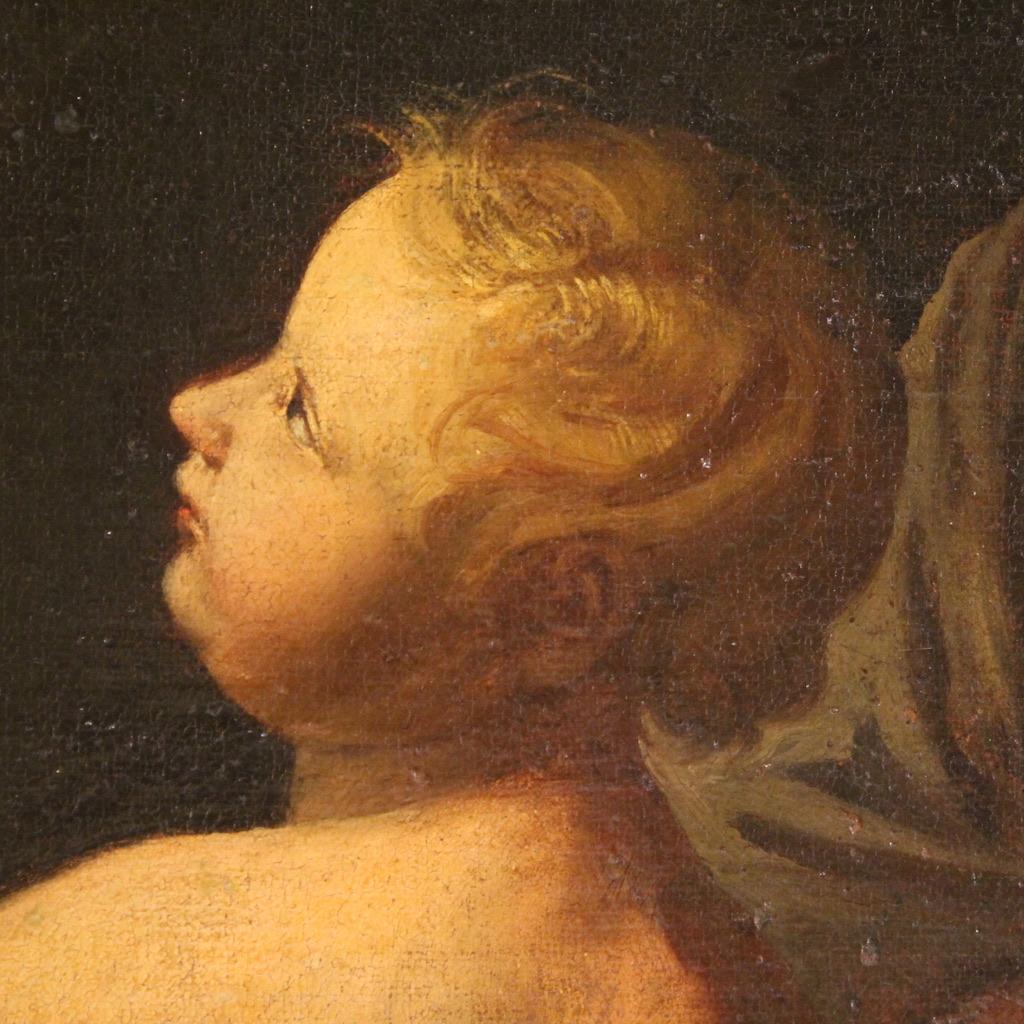 17th Century, Oil on Canvas Antique Italian Mythological Painting, 1680 ...