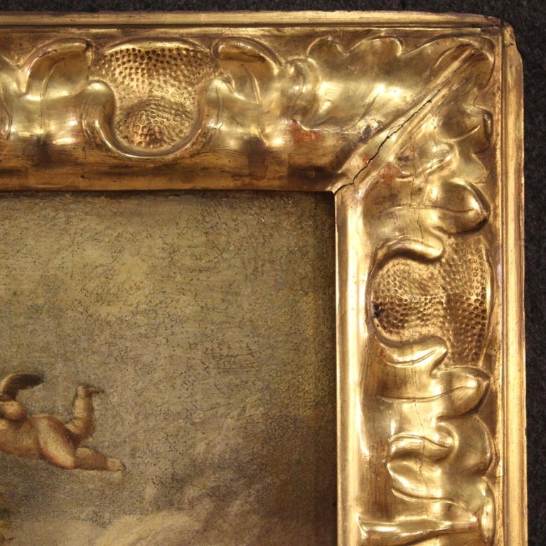 17th Century Oil on Canvas Antique Italian Mythological Painting Death ...