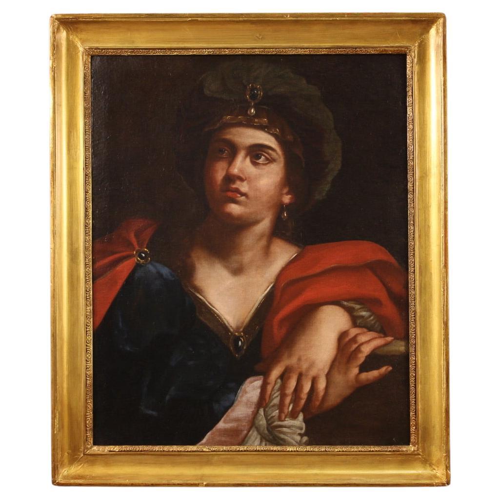 17th Century Italian Mythological Old Master Portrait of Medea Oil ...