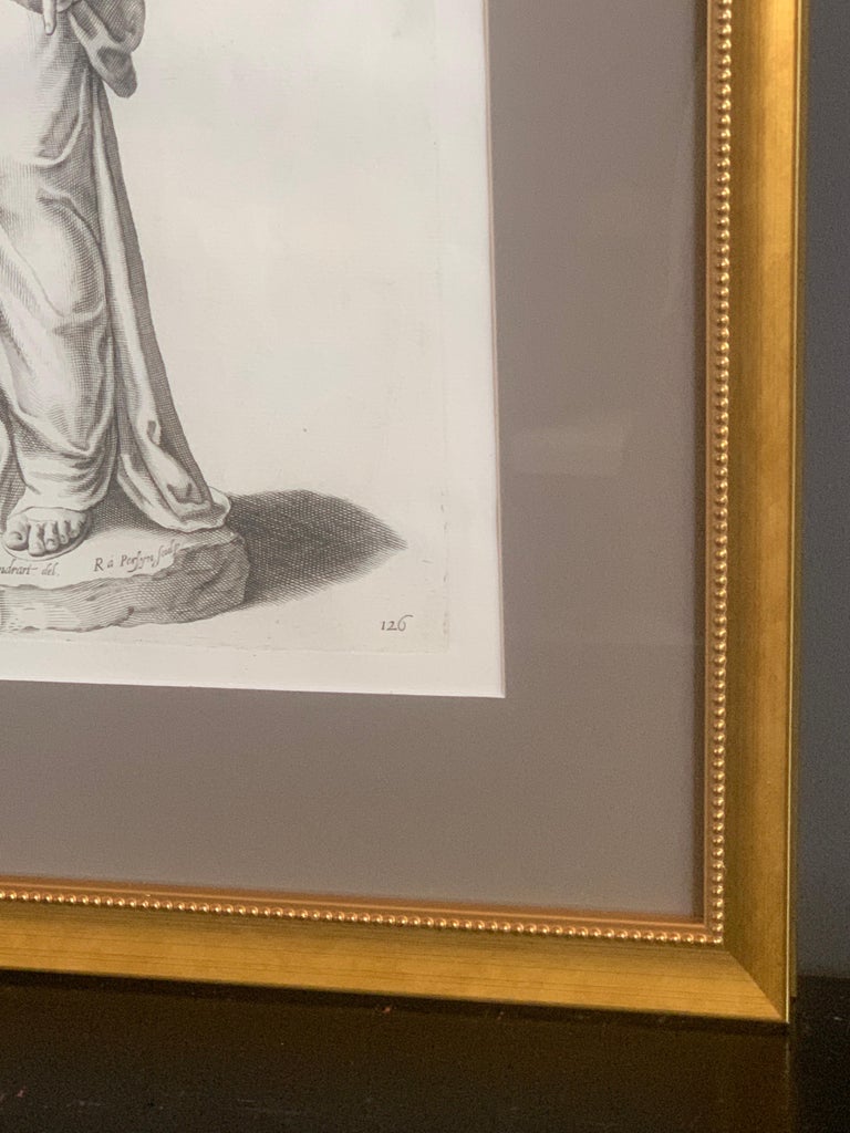 17th Century Old Master Engravings of Roman Statue- Galleria ...