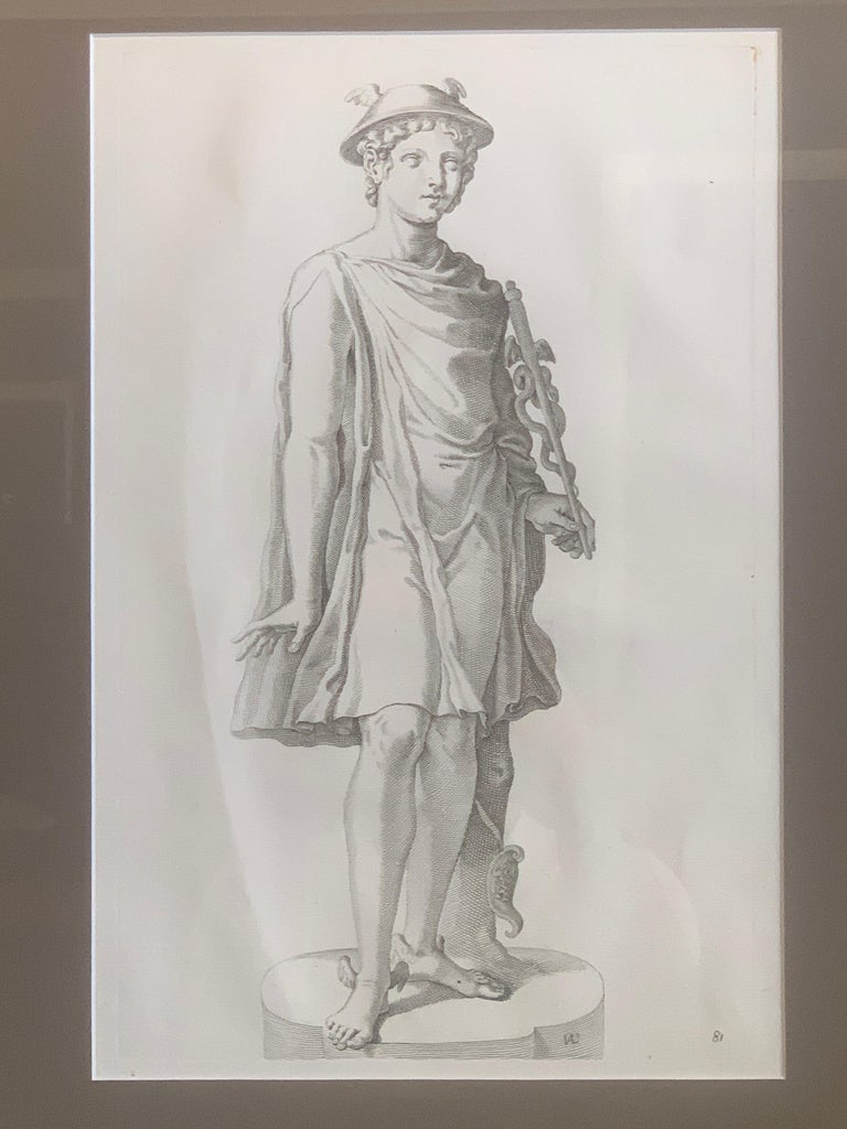 17th Century Old Master Engravings of Roman Statue- Galleria ...