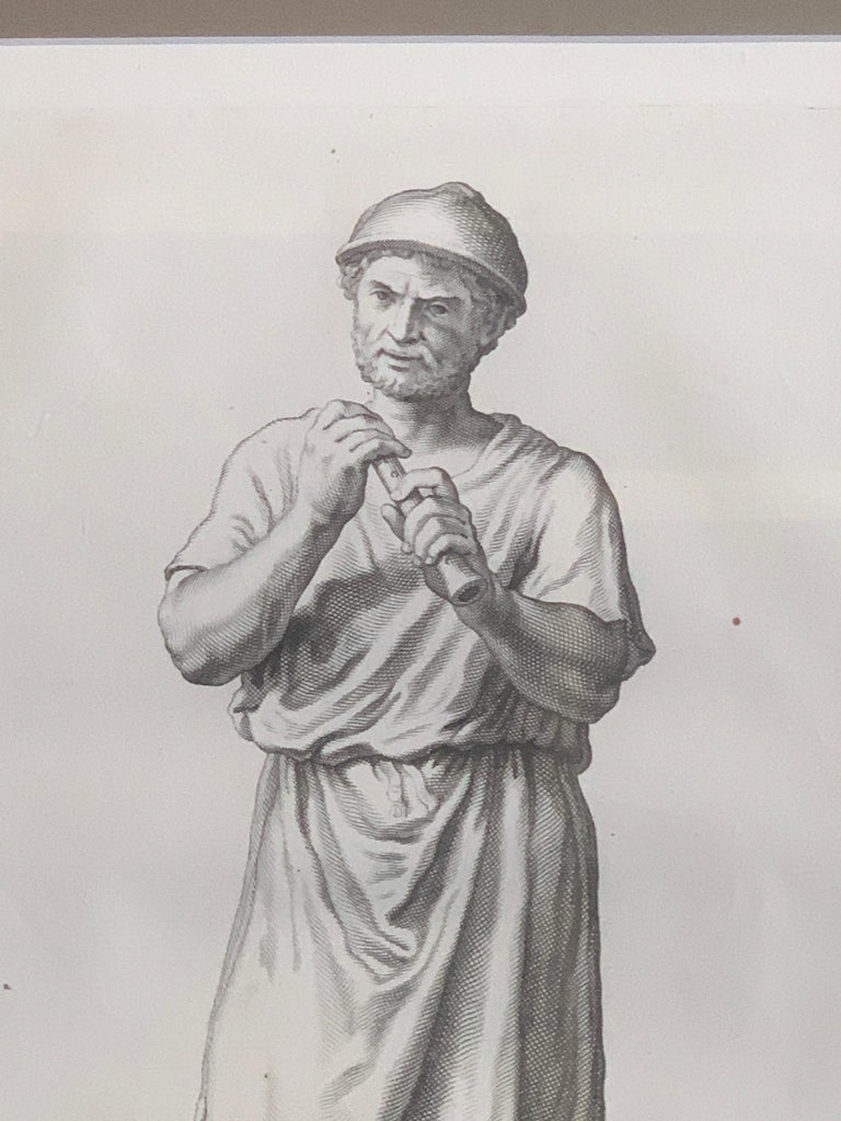 17th Century Old Master Engravings of Roman Statue, Galleria ...