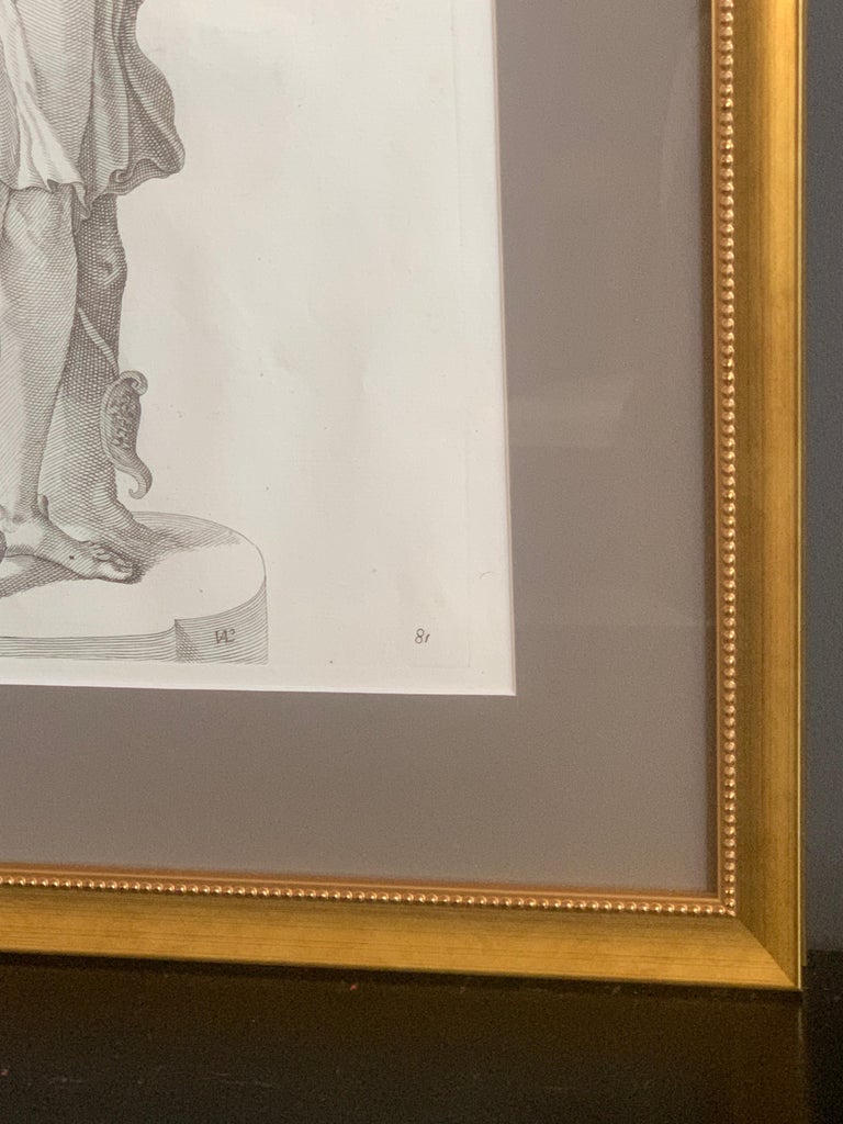 17th Century Old Master Engravings of Roman Statue- Galleria ...