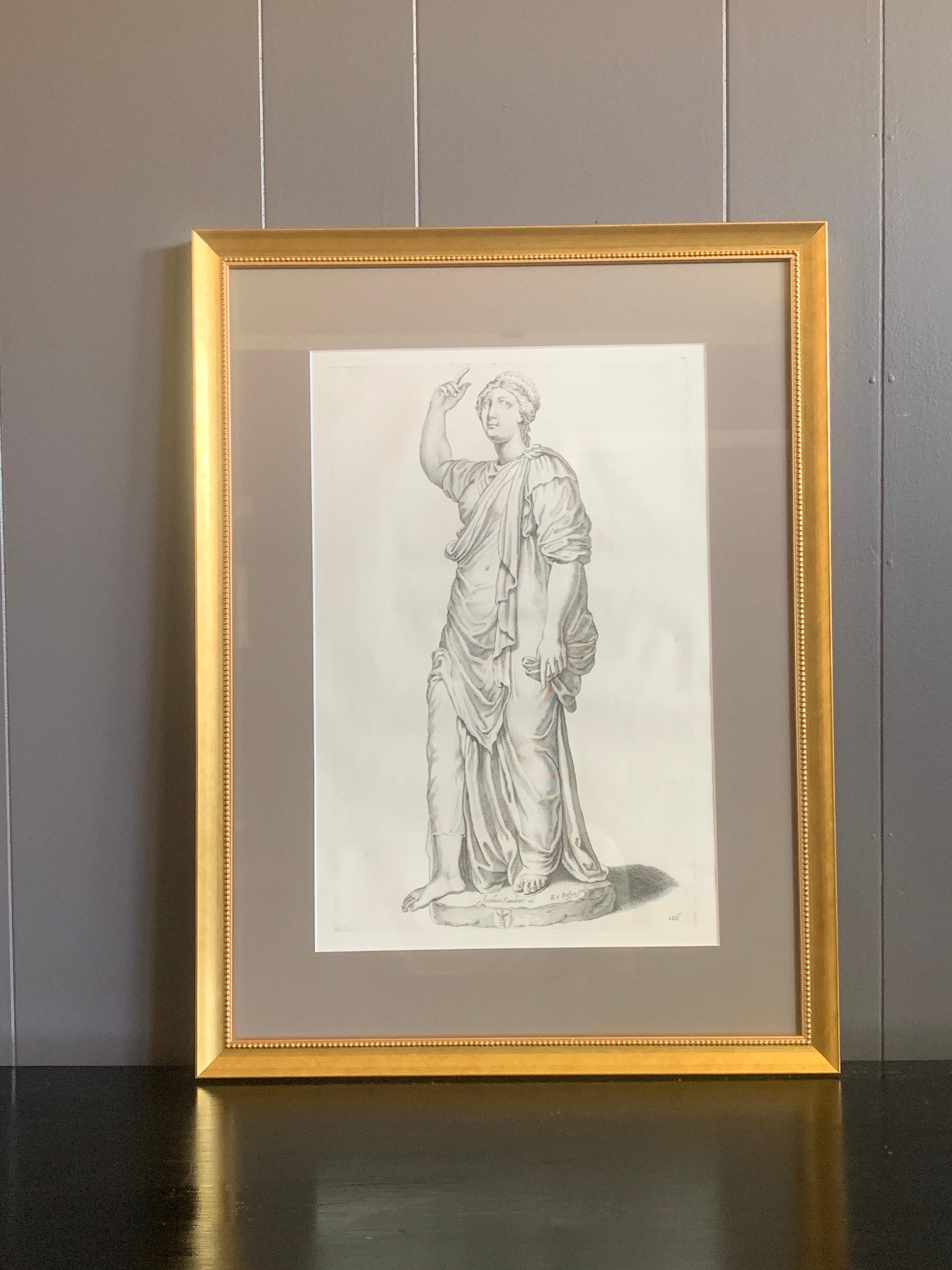 17th Century Old Master Engravings of Roman Statues, Set of Six For ...