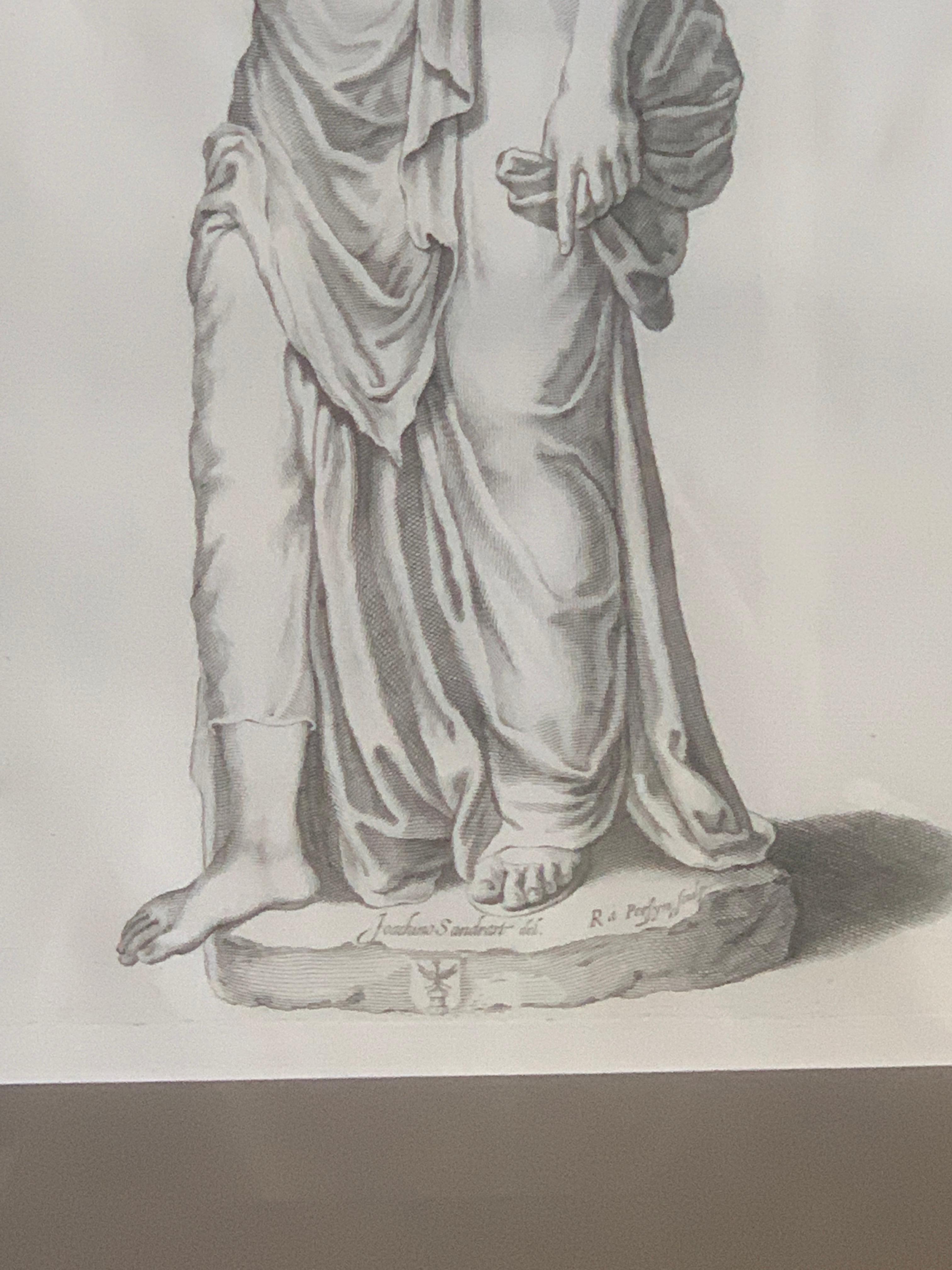 17th Century Old Master Engravings of Roman Statues, Set of Six For ...