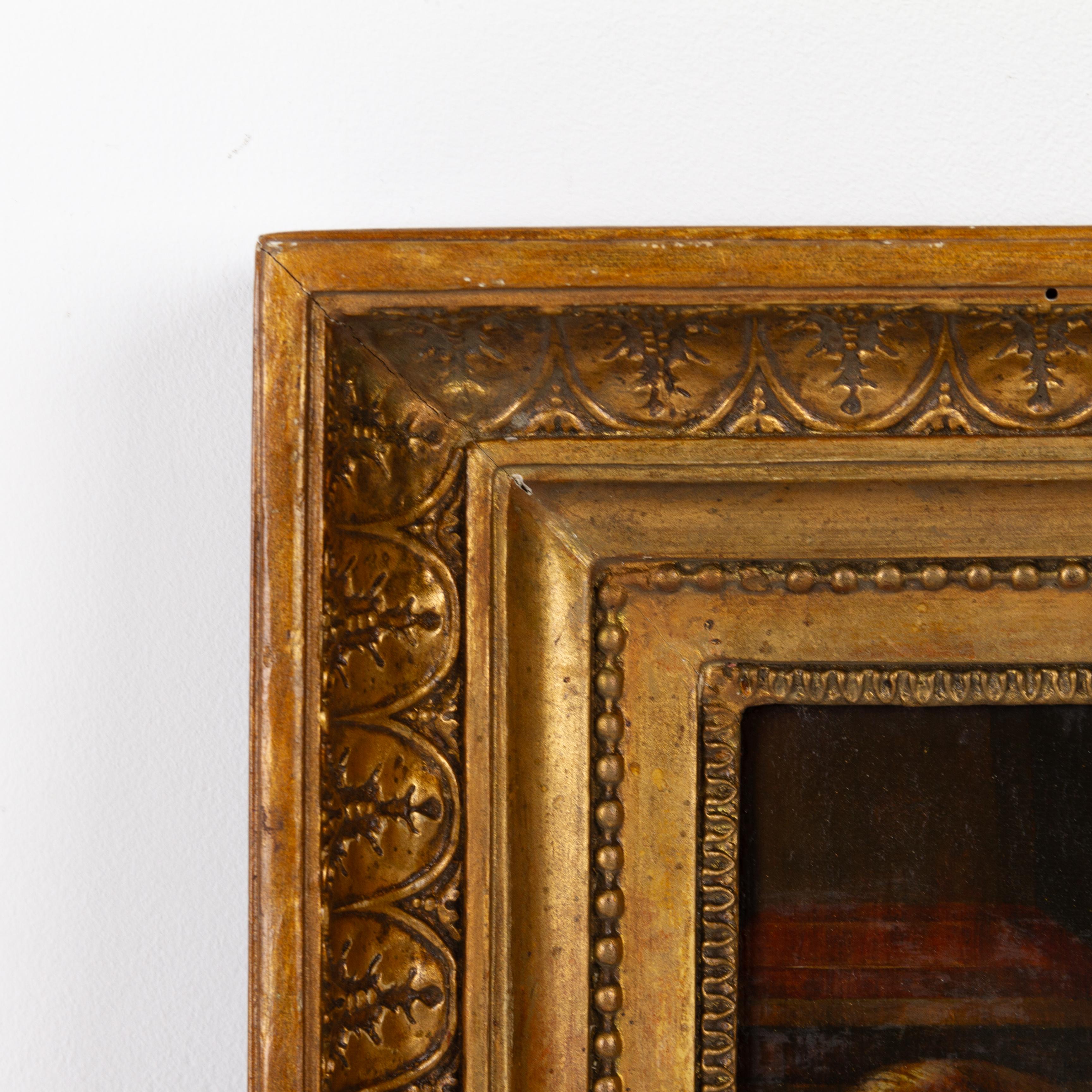 17th Century Old Master Oil Painting with Wax Seal to Verso at 1stDibs ...
