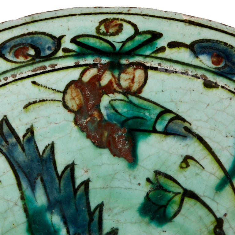 17th Century Ottoman 'Iznik Ware' Plate at 1stDibs