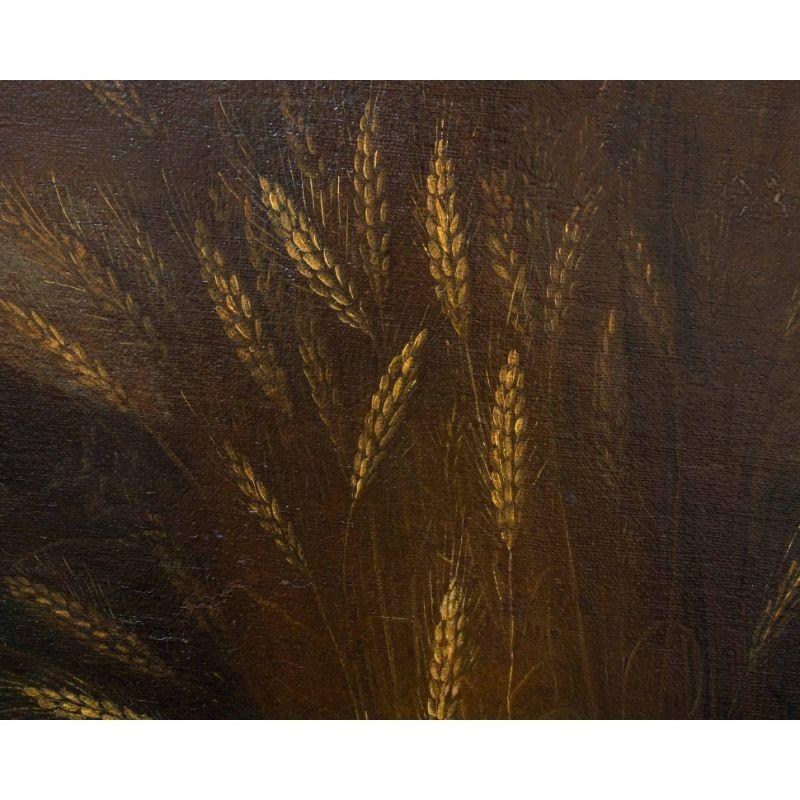 17th Century Pair of Cheering Cherubs Painting Oil on Canvas by ...