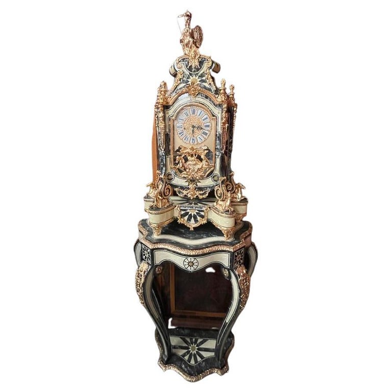 17th Century Regency Clock and Console Table For Sale at 1stDibs