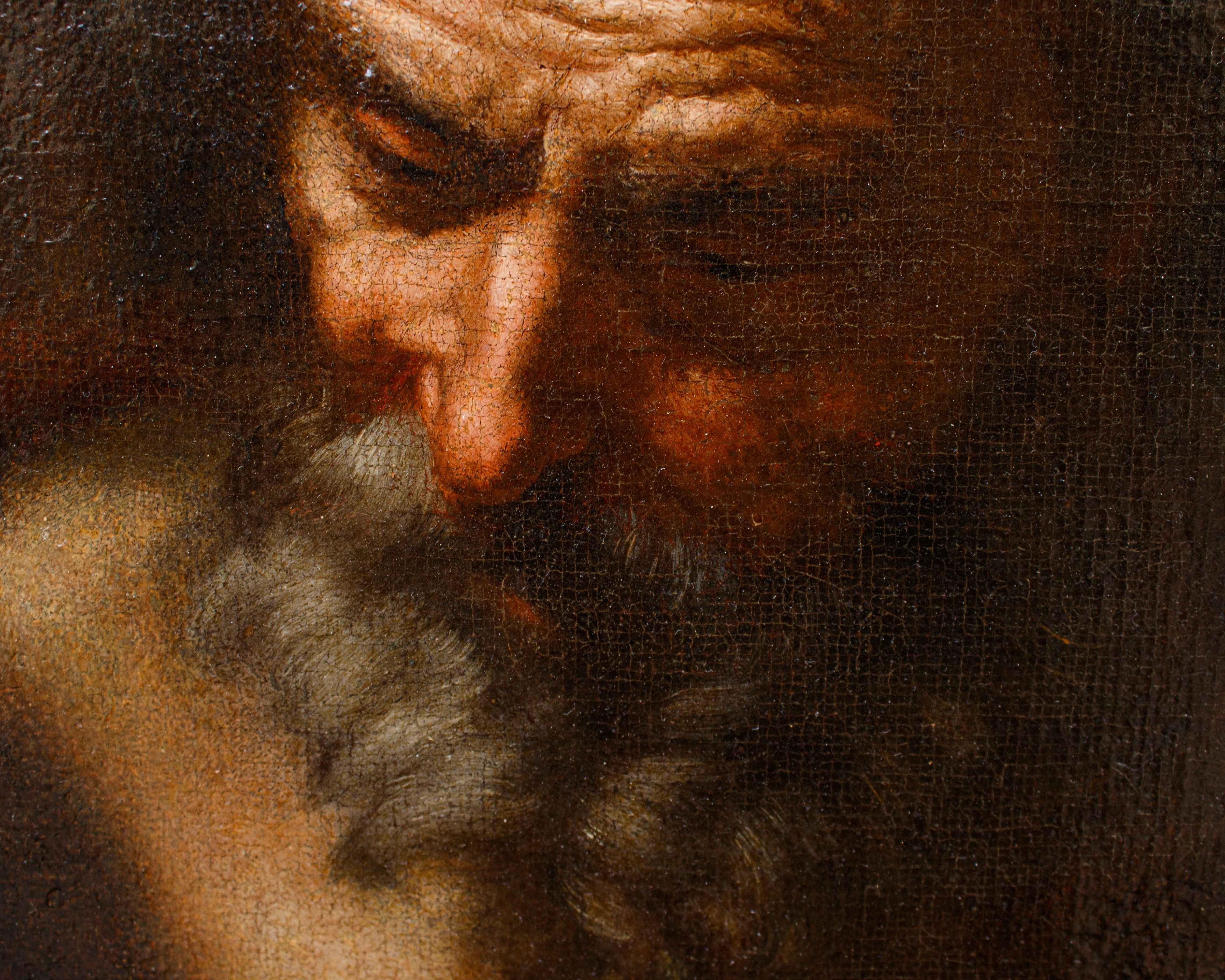 17th Century Saint Jerome Oil on Canvas Emilian School For Sale at 1stDibs