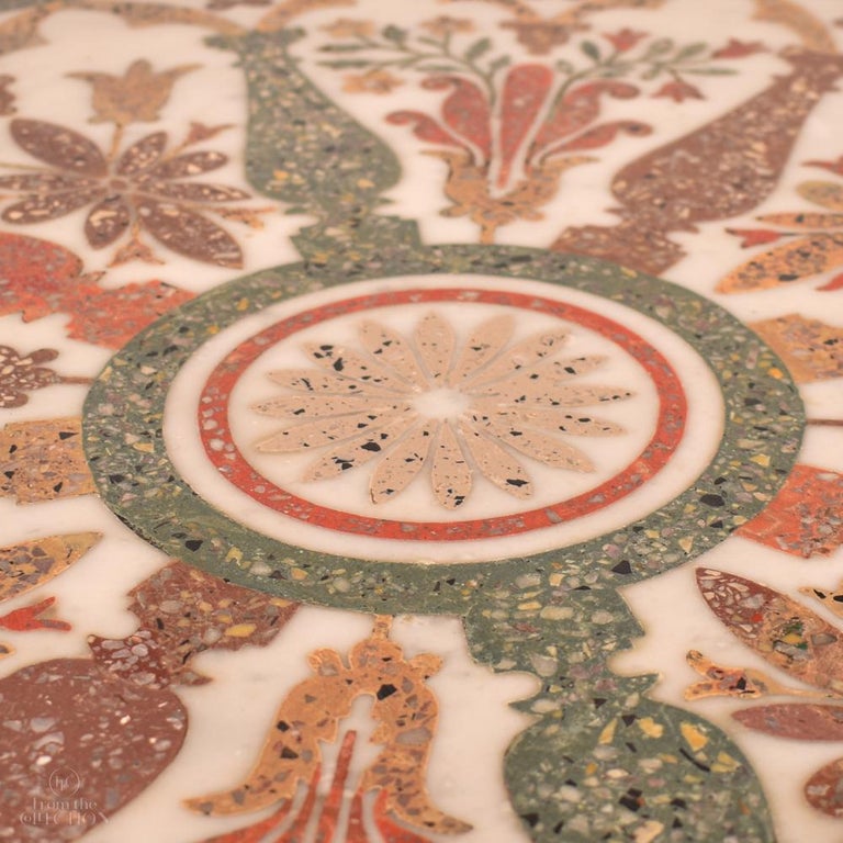 17th Century Scagliola Circular Table For Sale at 1stDibs