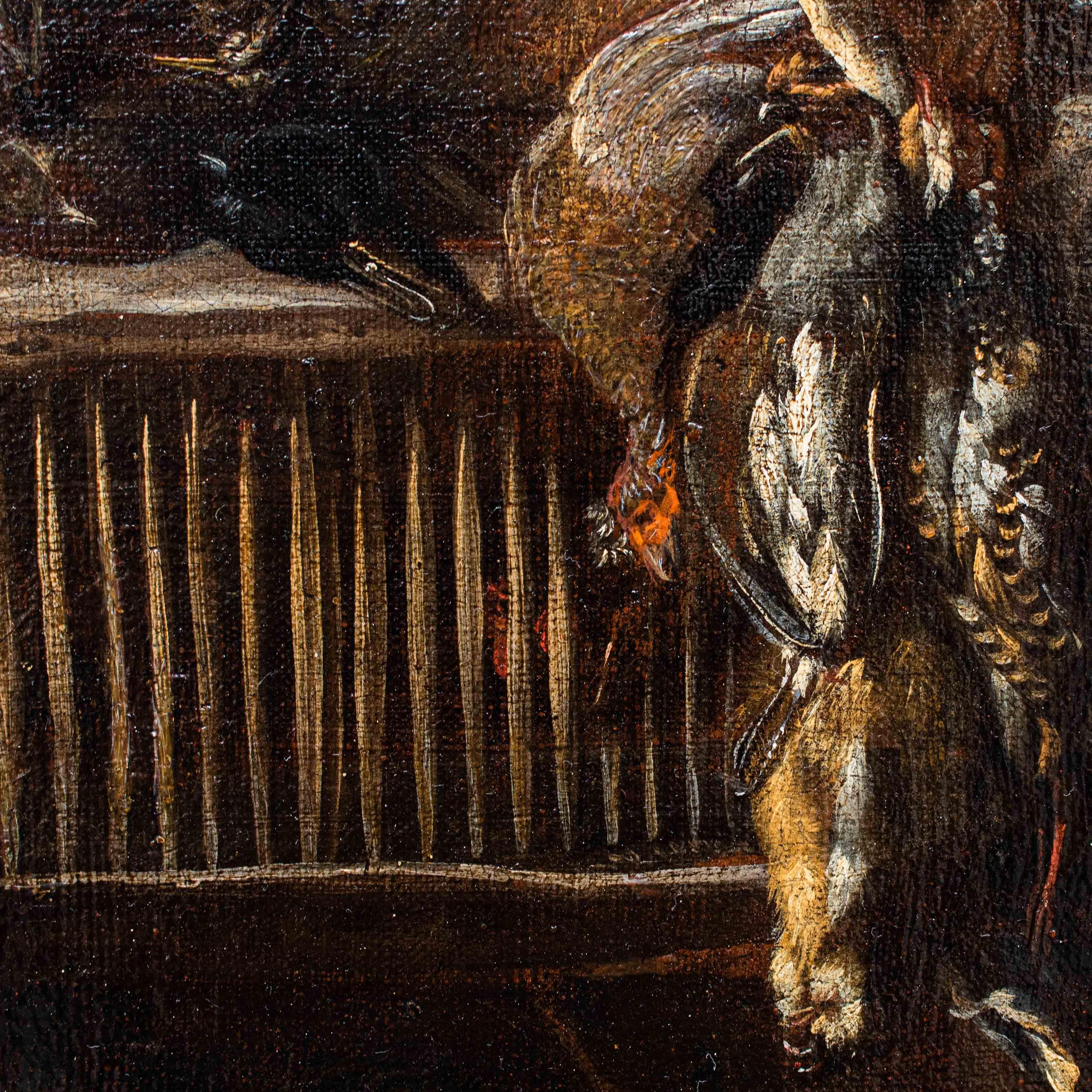 17th Century Scene with Animals and Kid Painting by Circle of Felice ...