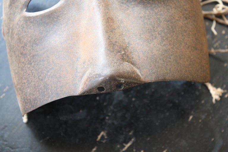 17th Century Steel Hangman's Executioners Mask Macabre Curio Memento ...