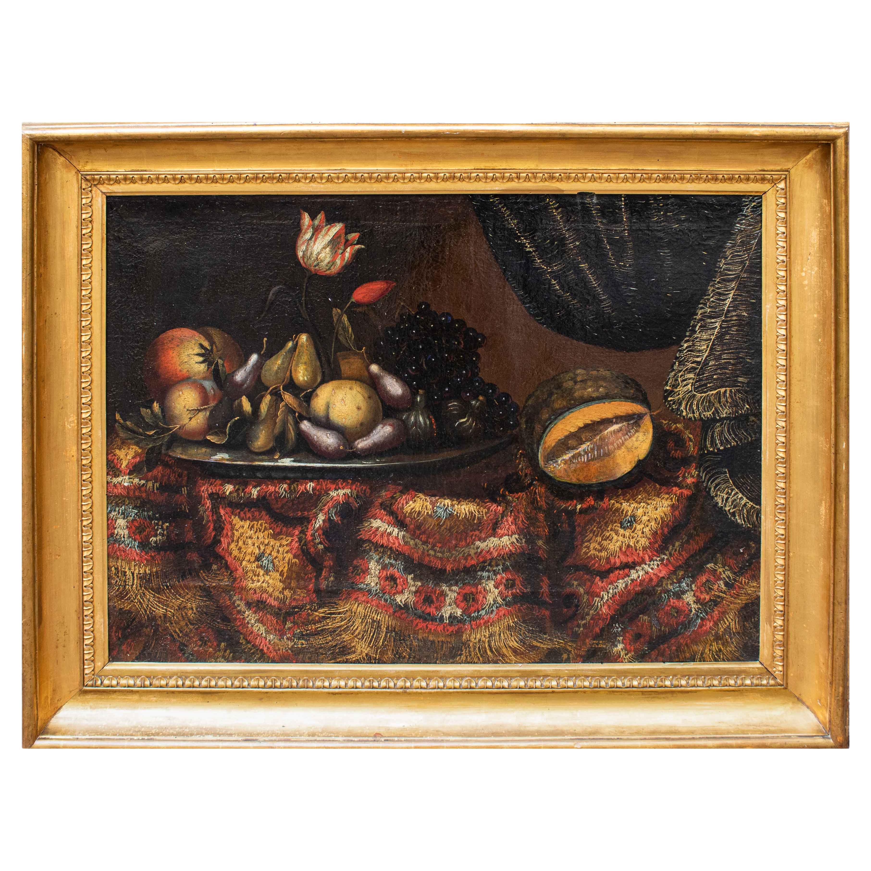 17th Century Oil on Panel Still Life by Dutch Master Jan Vonck For Sale ...