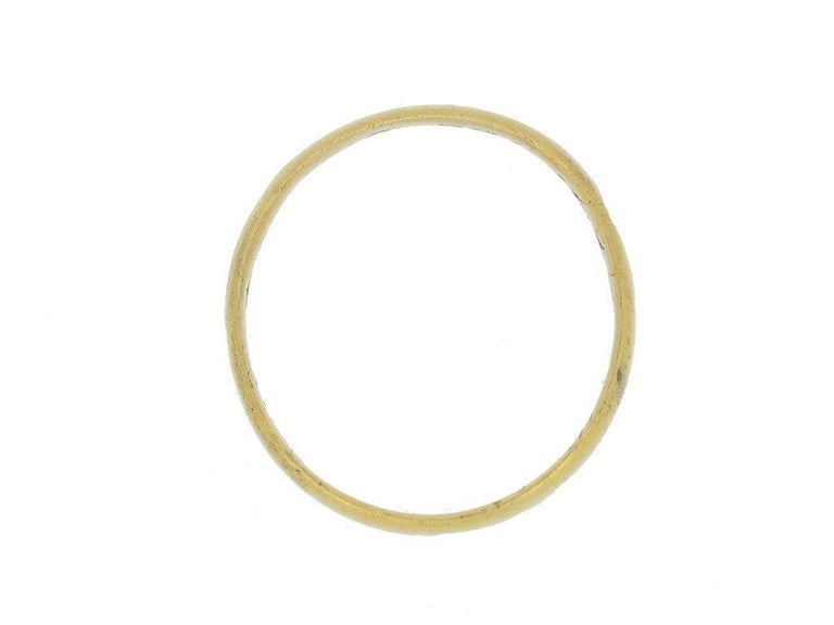 17th Century Stuart gold posy Band ring "Vertue passeth riches" For ...