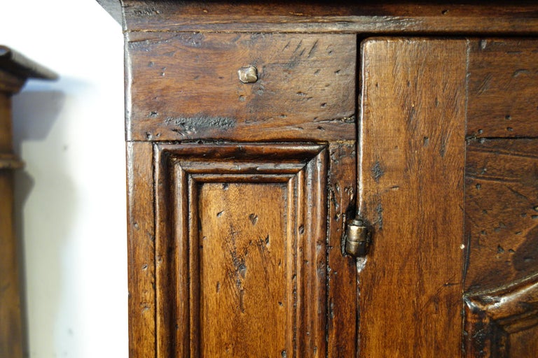 17th C Style Toscano Rustic Old Poplar Credenza Antique Reproduction In ...