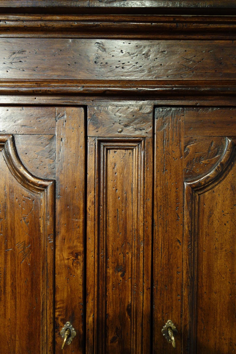 17th C Style Toscano Rustic Old Poplar Credenza Antique Reproduction In ...