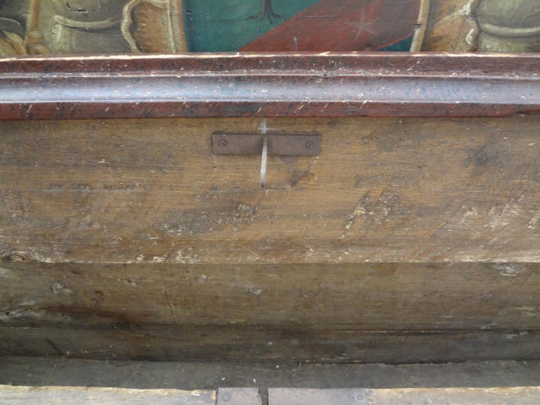 17th Century Tuscan Cassapanca or Bench with a Family Crest For Sale at ...