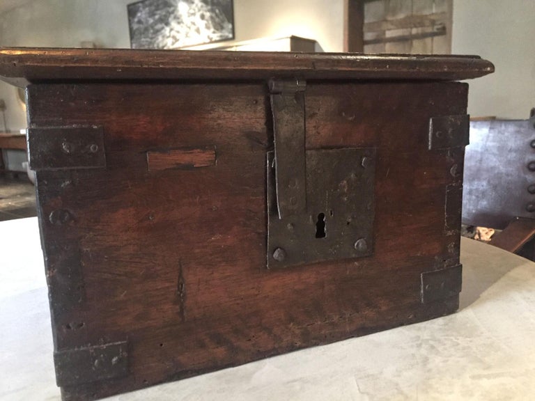 17th Century Walnut Offering Box at 1stDibs