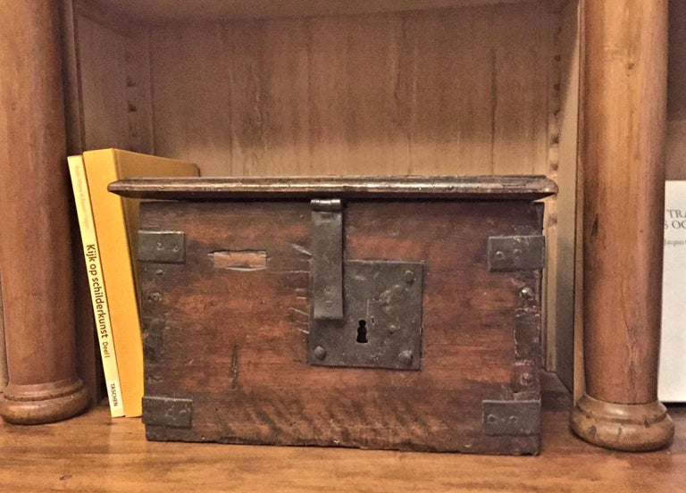 17th Century Walnut Offering Box at 1stDibs