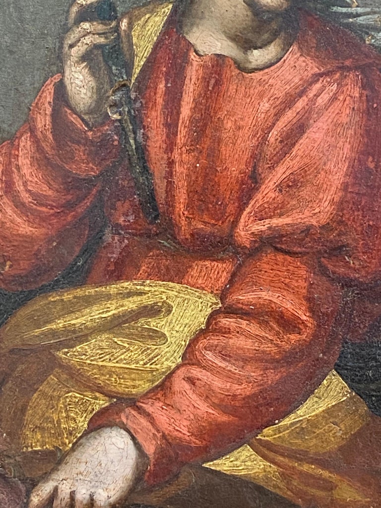17thC Italian Old Master - 17th Century Italian Old Master Oil on Wood ...